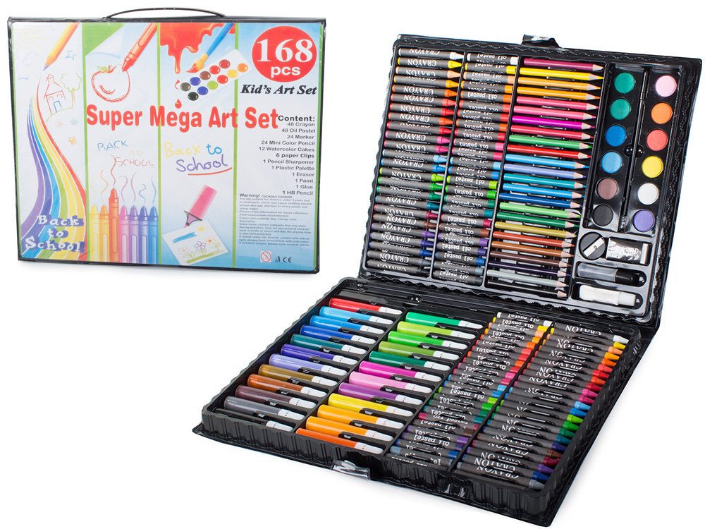 Generic Art Supplies for Kids, 168pc Art Set – مجموعة فنية فاخرة للرسم ...